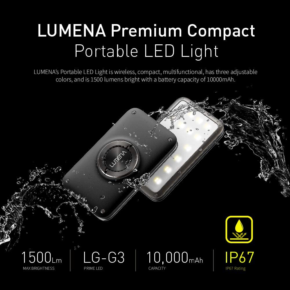 Lumena Multipurpose Portable LED Light ไฟ LED พร้อม Power Bank ในตัว ...